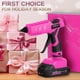 Hot Glue Gun, 20V Pink Cordless Glue Gun with 30 PCS Full Size Glue ...
