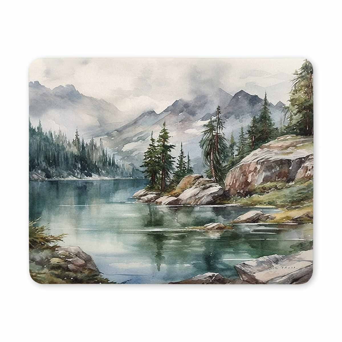 Mouse Pad, Natural Mountains Landscape Mouse Pad, Computer Mouse Mat ...