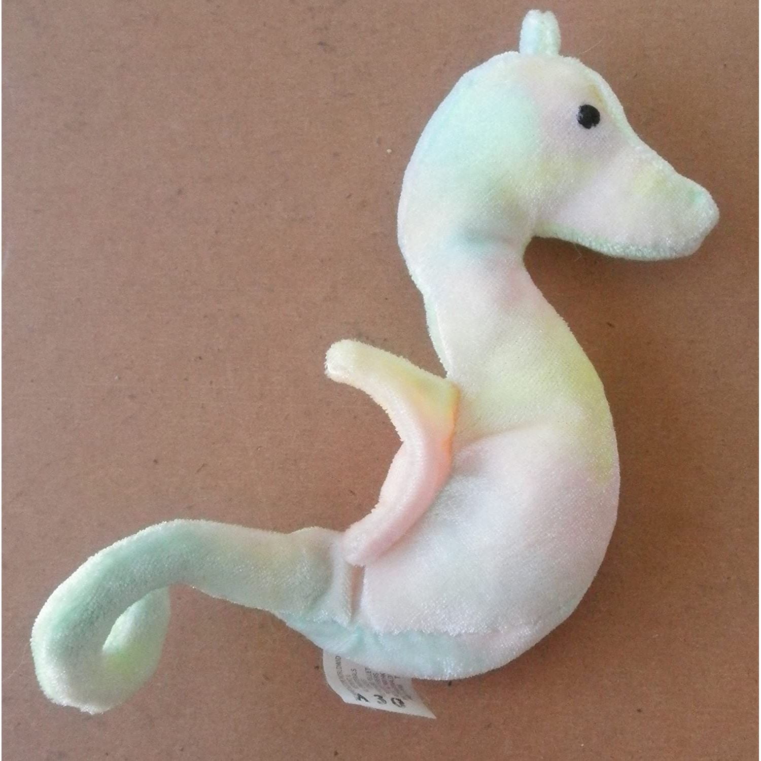 TY Beanie Babies - NEON the Seahorse (NO TY HANG TAG) 7.5" Plush ...