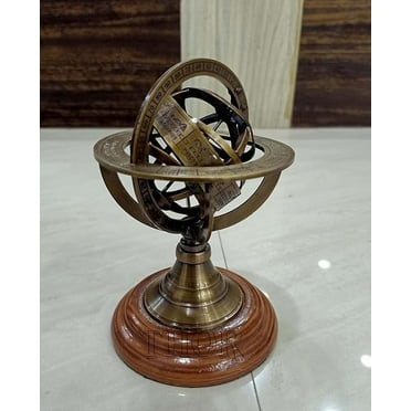 DecMode Traditional Armillary Sphere With Pierced Arrow Metal ...