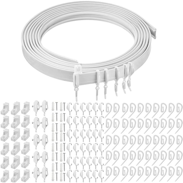 5 Meters Coiled Curtain Track Bendable Ceiling Curved Curtain Track ...