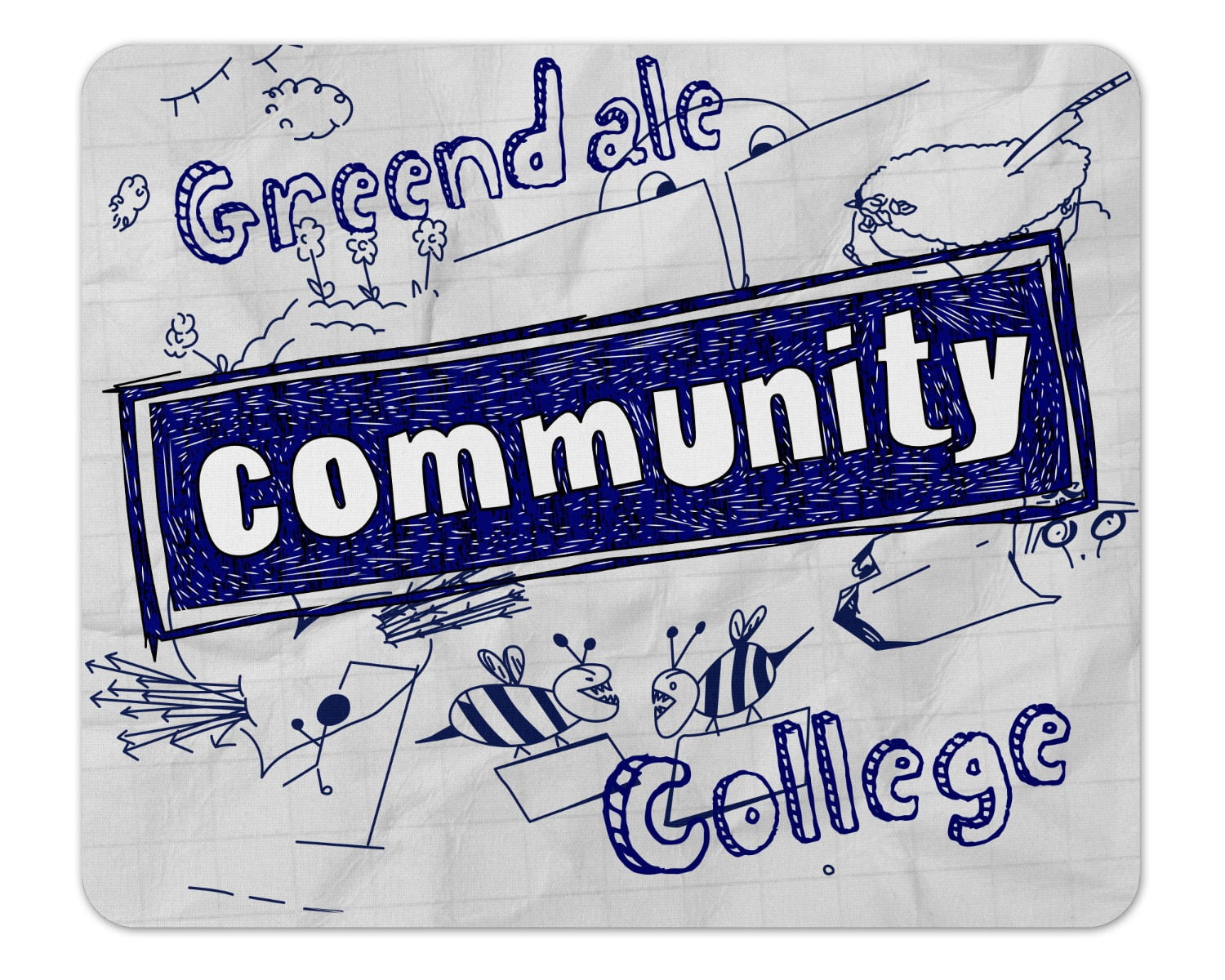 Greendale Community College 1/4" Thick Mousepad - Walmart.com