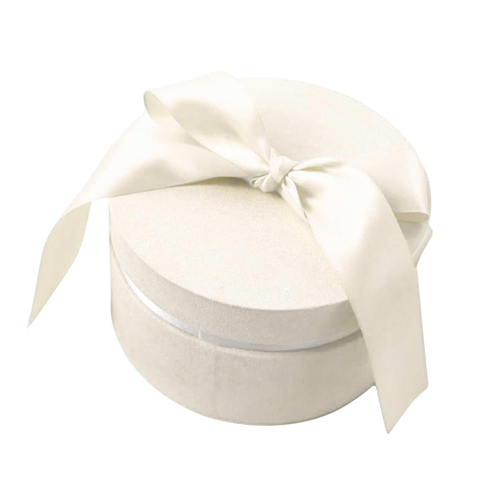 GadgetVLot Round Flannel Wedding Candy Box Wedding Baby Feast Companion ...