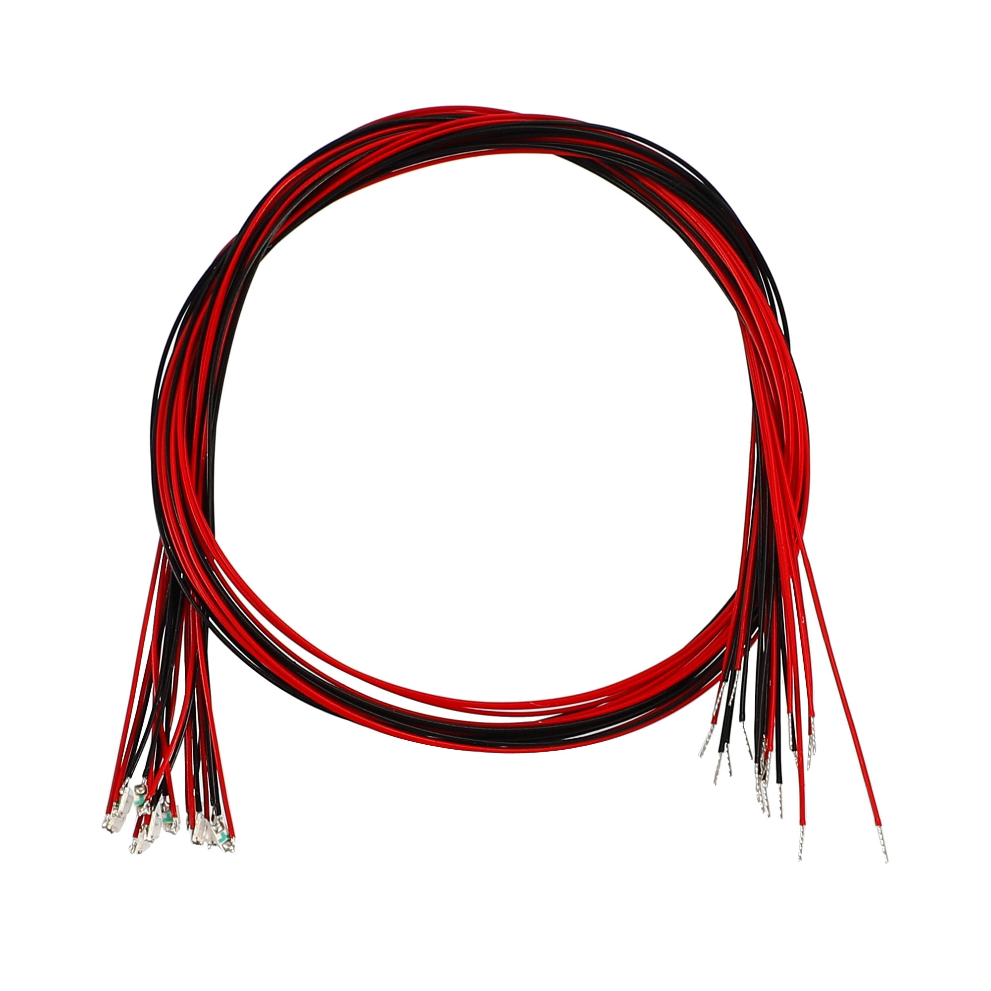 Uxcell 0603 DC 1.8-1.9V Surface Mounted Devices Prewired Micro LED ...