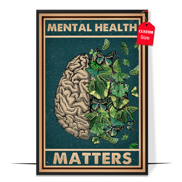 LOLUIS Mental Health Matters Poster, Vintage Mental Health Awareness ... LOLUIS Mental Health Matters Poster, Vintage Mental Health Awareness ...