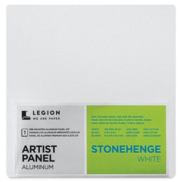 Legion Paper Stonehenge Aqua Black Watercolor Pad, 15 Sheets, 7" x 7 ...