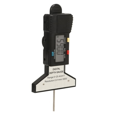 Tread Depth Measuring Tool, High Accuracy Easy To Read Portable Inch Mm ...