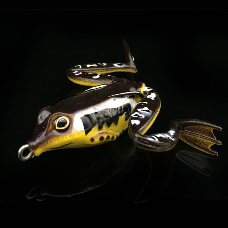 5cm/12g Frog Lure Crankbait Tackle Crank Bait Soft Fishing Lures Bionic ...