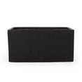 Large Square MGO Planter 35.25 Inches for Outdoor Patio, Lightweight ...