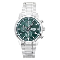 Casio Edifice Analog Standard Chronograph Leather Strap Light Brown ...