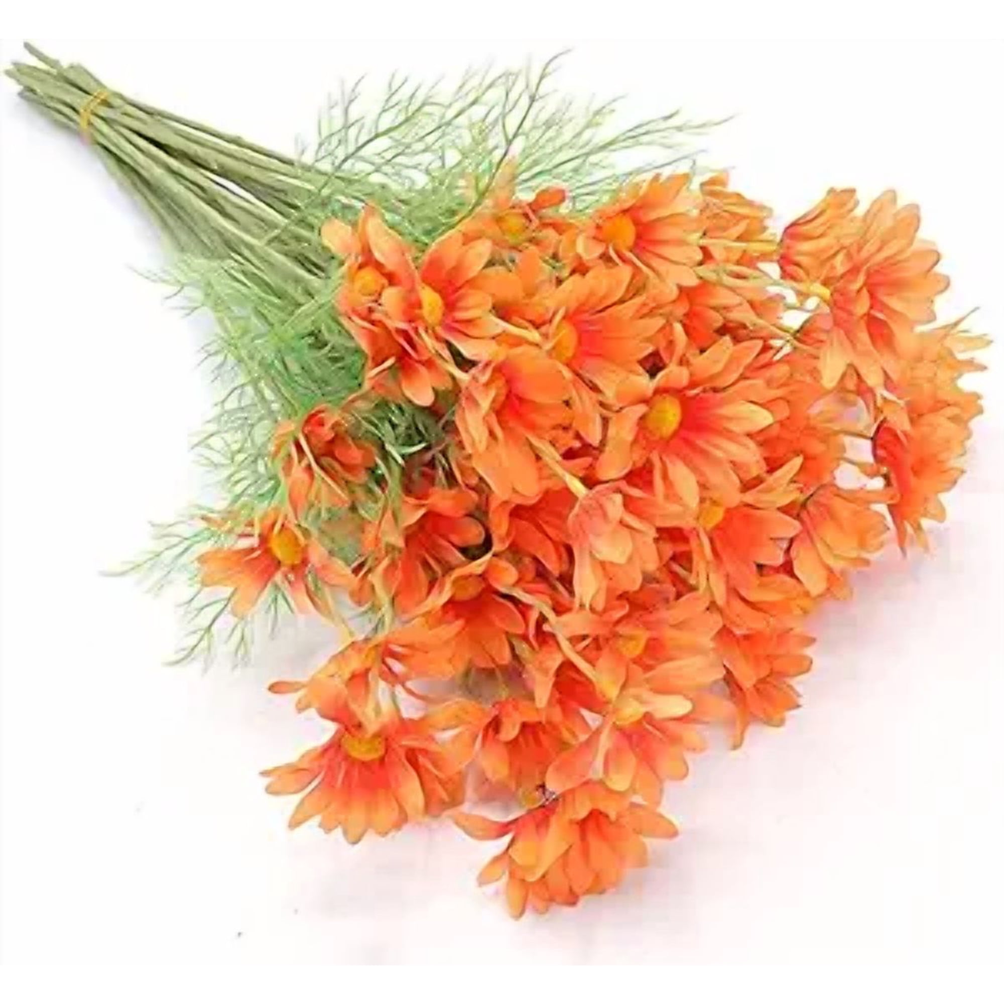 Click here for Generic Artificial Daisy Flowers 10 Bundles Orange... prices