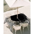 52x70 Inch Outdoor Tablecloth with Umbrella Hole Zipper Rectangle ...