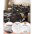 4 Piece Queen Sheet Set Cartoon Tractor Sheets Set for Queen Size Bed ...