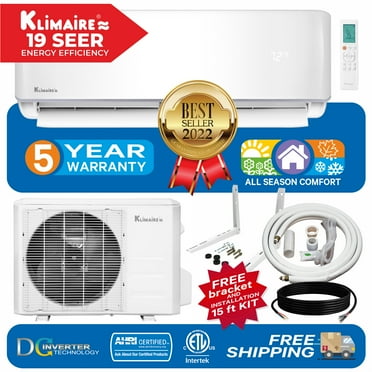 ROVSUN 9,000 BTU Mini Split AC/Heating System with Inverter, 19SEER ...