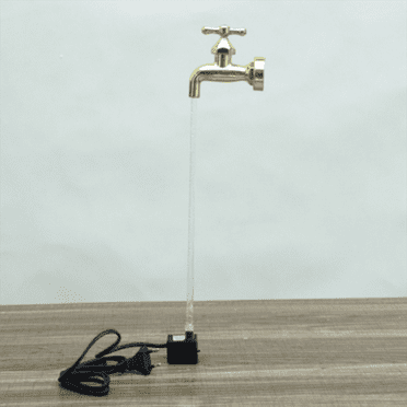 Invisible Flowing Spout Watering Can Faucet Fountain Floating Tap ...