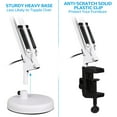 Torchstar Metal Swing Arm Desk Lamp, Interchangeable Base & Clamp for ...