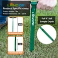 Landzie Soil Sample Probe with T-Handle - Soil Test Kits - Soil Sampler ...