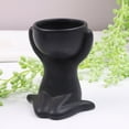 Flower Pot for Houseplants,Ceramic Plant Pot,Creative Sitting Human ...