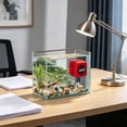 Aquarium Fish Tank Magnetic Glass Cleaner Brush Algae Scraper Mini ...