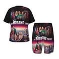 Big Small B-Ang The-0r Pajamas Set Cartoon Shirt With Shorts Set Summer ...