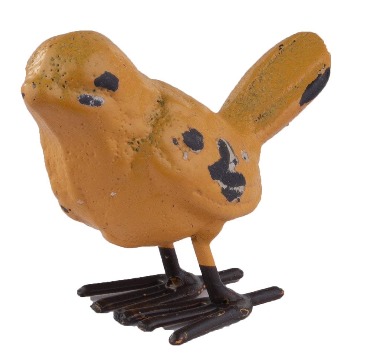 Super Cute Mini Cast Iron Bird Figurine In Choice Of Color (Yellow ...