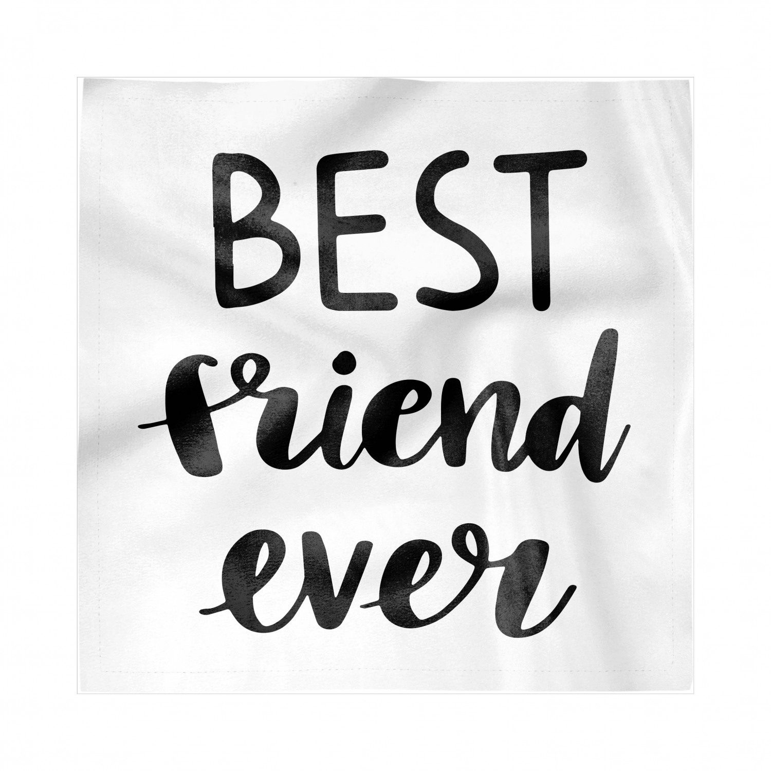 Best Friend Napkins Set Of 4 Best Friend Ever Cursive Lettering Best Friend Napkins Set Of 4 Best Friend Ever Cursive Lettering