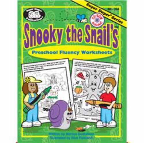 Pre-Owned Super Duper Snooky The Snail's Preschool Fluency Worksheets ...