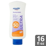 Equate Ultra Sunscreen Broad Spectrum Lotion, SPF 50, 16 fl oz HSA/FSA ...