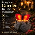 Illuminated Butterfly Stone Garden Light, Butterfly Solar Lights with ...