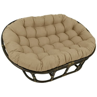 Double Papasan Chair - Rattan Outdoor Chair, Comfy Bohemian Style ...