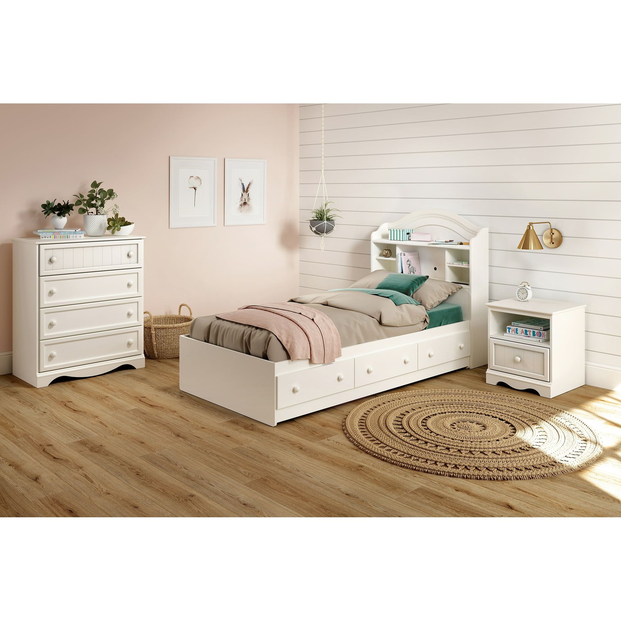 Click here for South Shore Savannah Twin Mates Bed With 3 Drawers... prices