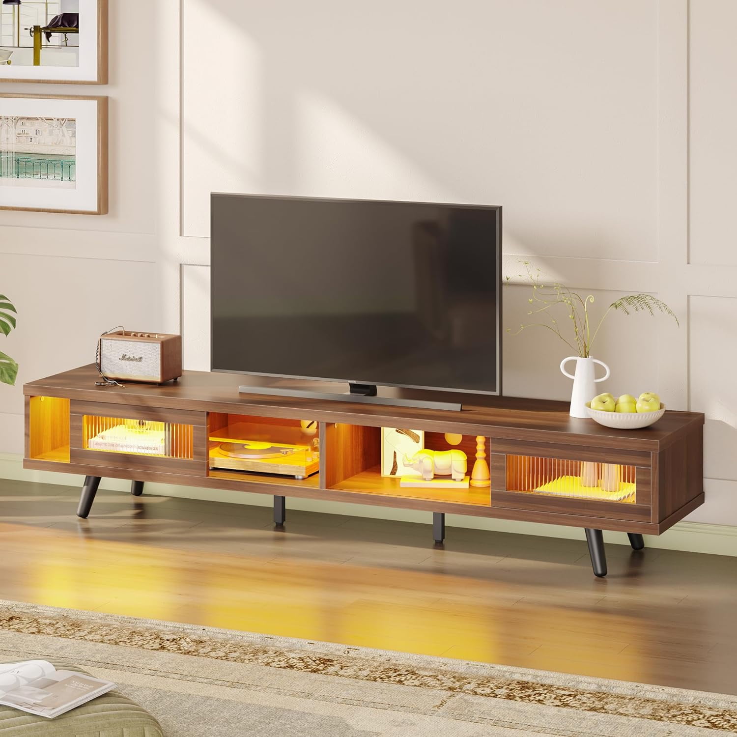 Click here for Bestier 70 Modern Tv Stand For 80 Inch Tv With Sto... prices