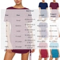 Umfun Women's Side Ruched Drawstring Bodycon Mini Dress - Short Sleeve ...