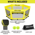 GoSports Pickle 360 Outdoor Hardcourt Game Set - Paddle Ball Game for ...