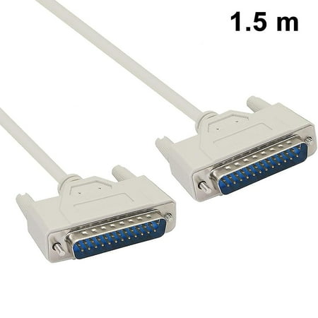 Parallel Db25 Printer Cable For The Connection Between A Computer ...