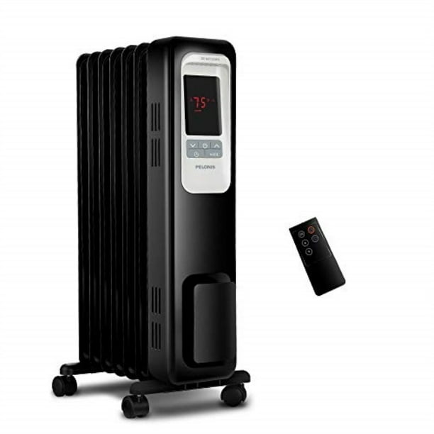 pelonis electric radiator heater, 1500w portable oil filled radiator ... pelonis electric radiator heater, 1500w portable oil filled radiator ...
