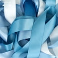 Satin Ribbon Set Dusty Blue 1.5" 25 Yards 5 Rolls for Wedding and Craft ...