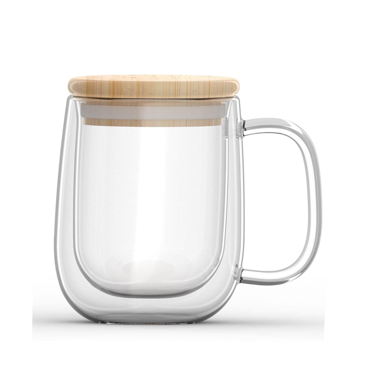 Click here for Brilliant Double Wall Mug With Bamboo Lid 350ml Se... prices
