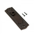 Renovators Supply Door Back Plate Brass 7 1/4" Escutcheon Cover Ornate ...