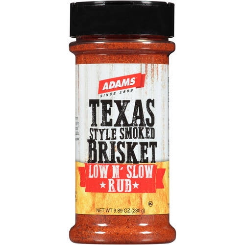 Adams Texas Style Smoke Brisket Low and Slow Rub, 9.89 oz - Walmart.com