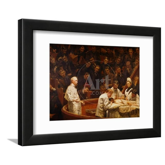The Agnew Clinic Framed Print Wall Art by Thomas Cowperthwait Eakins ...