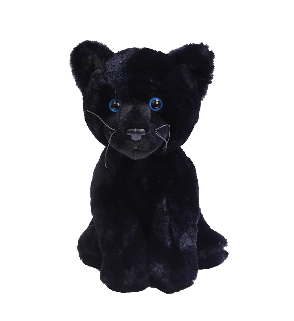 Plushland Black Panther Stuffed Animal – Realistic Plush Panther for ...