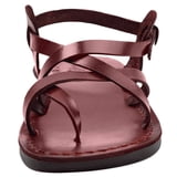 Holy Land Market Men/Women Biblical Jesus Leather Sandals/Slides From ...