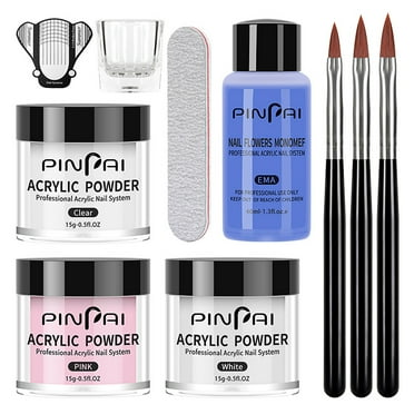 DipWell Easy Acrylic Powder and Gel Resin, Dipping Nail Starter Kit ...