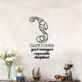 Capricorn Sea-Goat Silhouette Earth Sign Symbol Good Managers ...