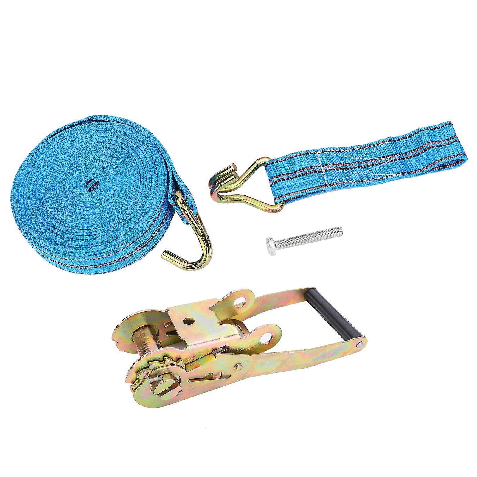 Ratchet Tie Fixed Tensioner Heavy Duty Down Strap Polyester Alloy Steel ...