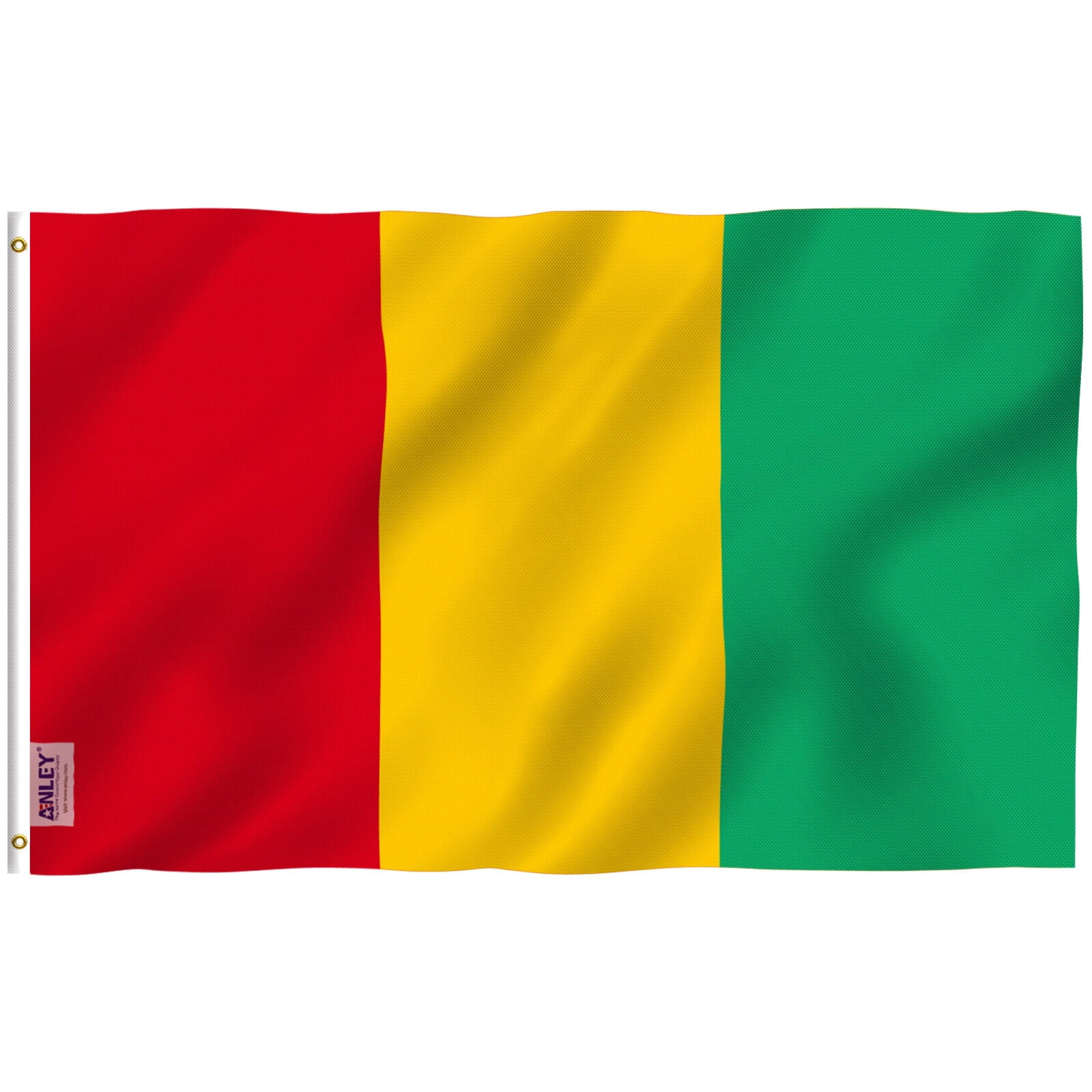 Click here for Anley Fly Breeze 3x5 Feet Guinea Flag - Guinean Fl... prices