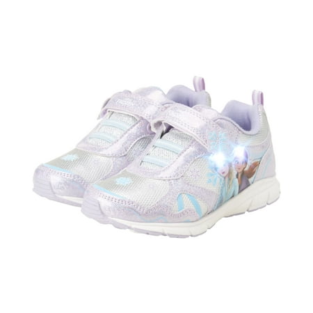 Disney Girls' Frozen Sneakers - Laceless Light-Up Running Shoes ...