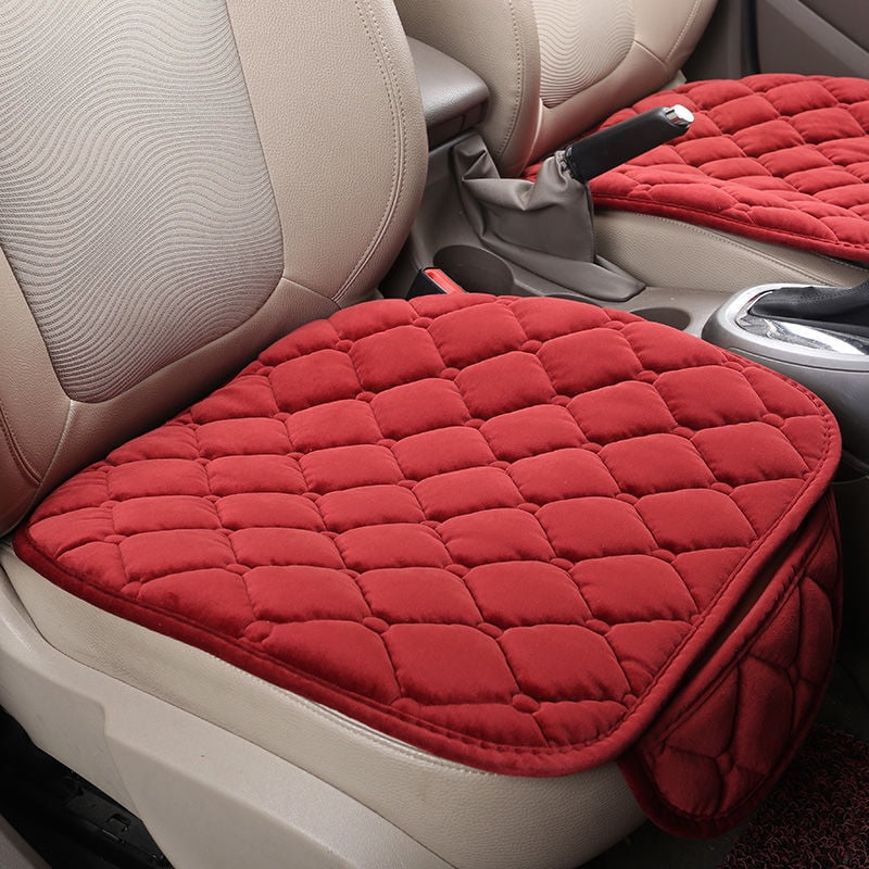 Universal Car Seat Cover Gel Honeycomb Mat Chair Protector Winter Plush