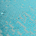 BalsaCircle 90" x 156" Big Payette Sequin Tablecloth Turquoise - Walmart.com